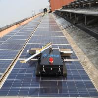Quality Dry Cleaning Crawler Type Solar Panel Cleaning System for Large Area Photovoltai for sale