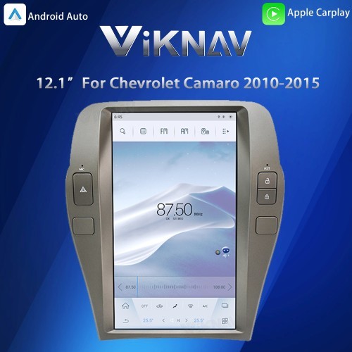 Quality VIKNAV 12.1" Car Radio For Chevrolet Camaro 2010-2015 Wireless Carplay Android for sale