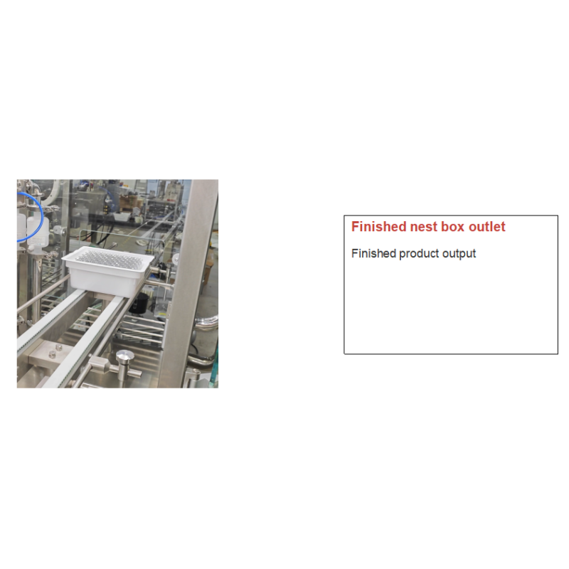 Internal components of filling system