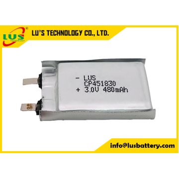Quality Flexible Packaging Lithium Manganese Battery CP451830 Thin Lithium Ion Battery for sale