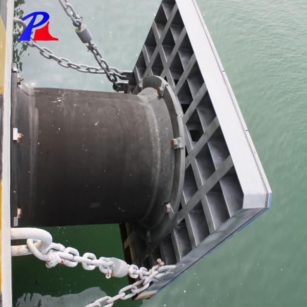 Quality Super drum rubber fender for dock/ship protection best performance in black/grey for sale