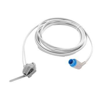 Quality Stable Soft Patient Monitor Spo2 Sensor , Length 3m Pulse Oximeter Wire for sale