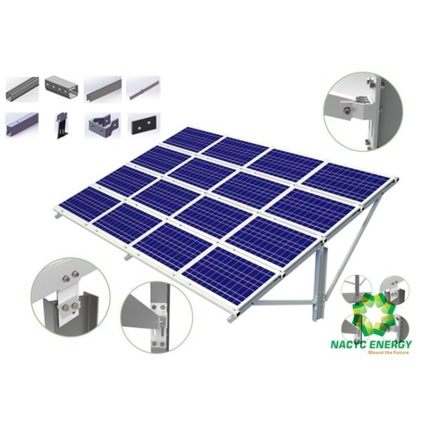Quality Quick Installation Solar Ground Mount System Excellent Anti - Corrosion Performance for sale