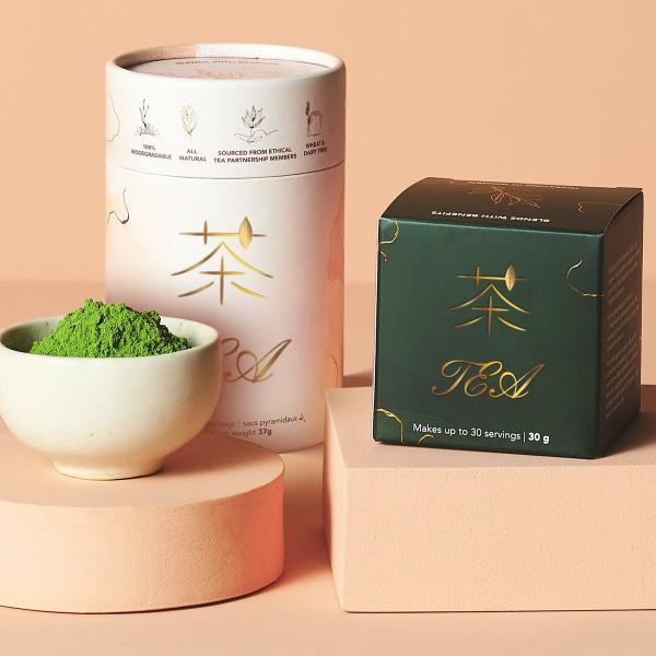 Quality ODM Paper Tube Tea Packaging , Multiusage Tea Box Packaging Design for sale