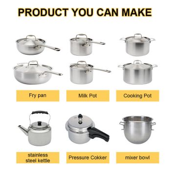 Quality semi auto 4 Column Cookware Production Line 500 Ton Hydraulic Press Machine Deep for sale