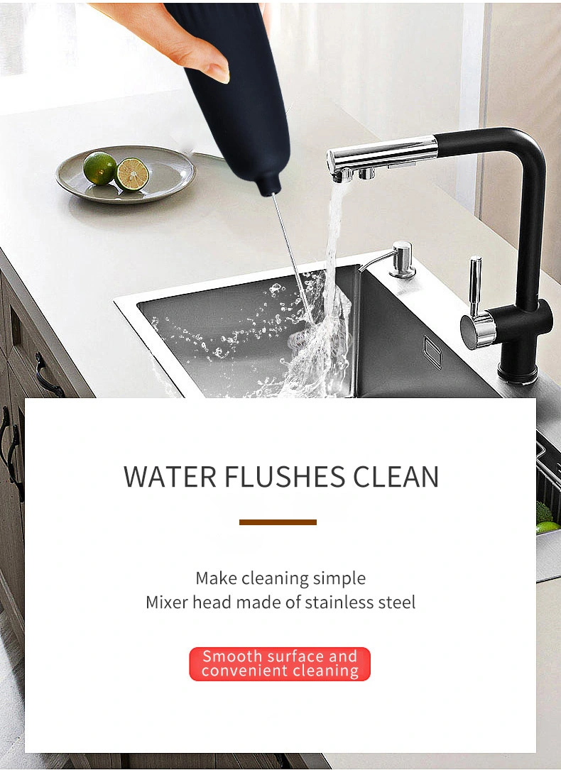Stainless Steel Coffee Mixer Blender Electric Milk Frother with Stand