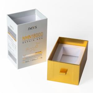 Quality Paperboard Drawer Style Gift Box Packaging With Sponge Linner Custom Size for sale