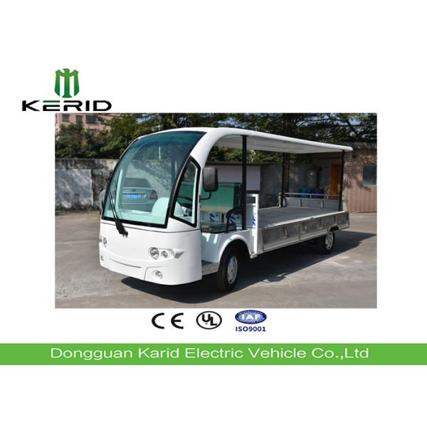 Quality Utility Electric Vehicle Cargo Bus With 7kW DC Motor Powered White Color for sale