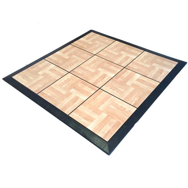 Quality Indoor Modular Dance Floor Tiles Black Modular Tiles For Dance Floor for sale