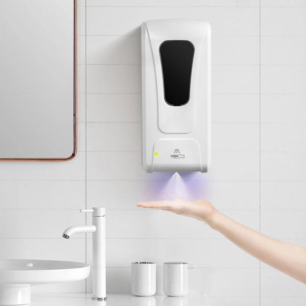 Quality Infrared Sensor 1000ml Touch Free Auto Alcohol Gel Dispensers for sale