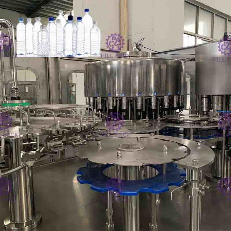 Quality 500ml / 1L / 2L PET Drinking Water 3 In 1 Monoblock Bottling Equipment / Plant / for sale