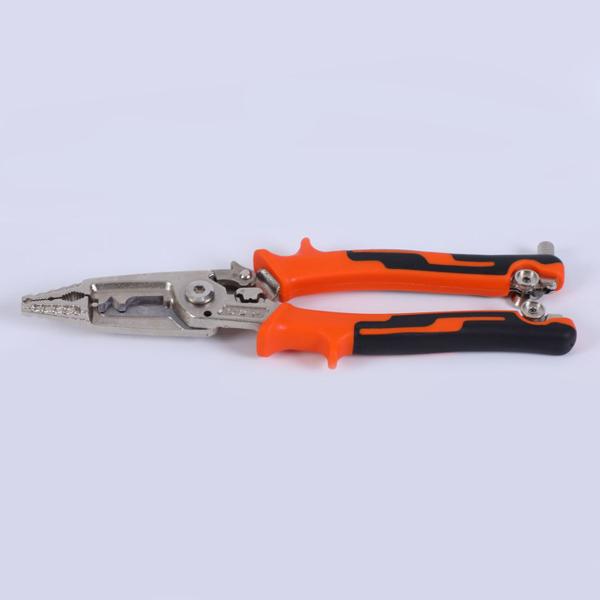 Quality HRC62 Universal Tang Wire Connector Pliers Strippers Handheld Quick Stripper for sale