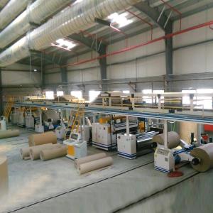 Quality A B C E Flute Cardboard Box Manufacturing Equipment Electric Driven for sale