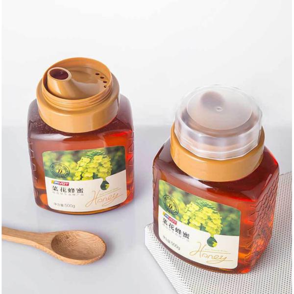 Quality 500g 700g Honey Plastic Beverage Bottles Reusable Plastic Jars Squeezable for sale
