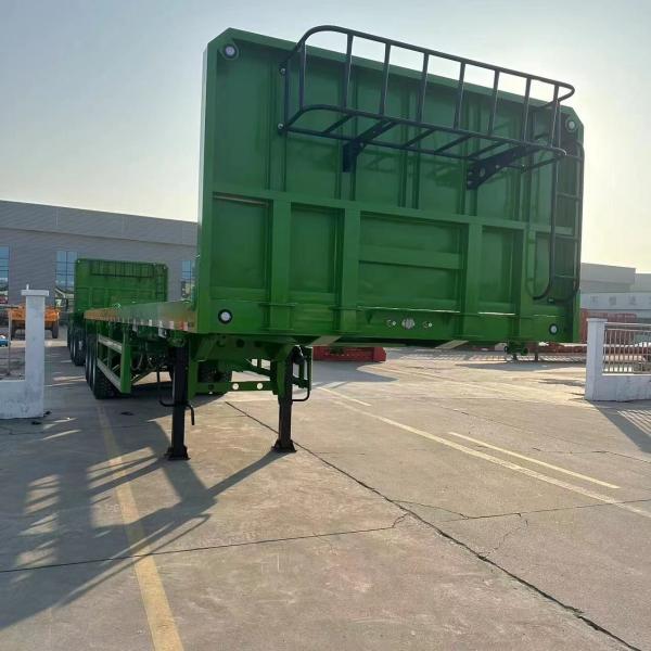 Quality Customizable Steel 3-Axle Double-Trailer Semi-Trailer for Truck Trailer for sale