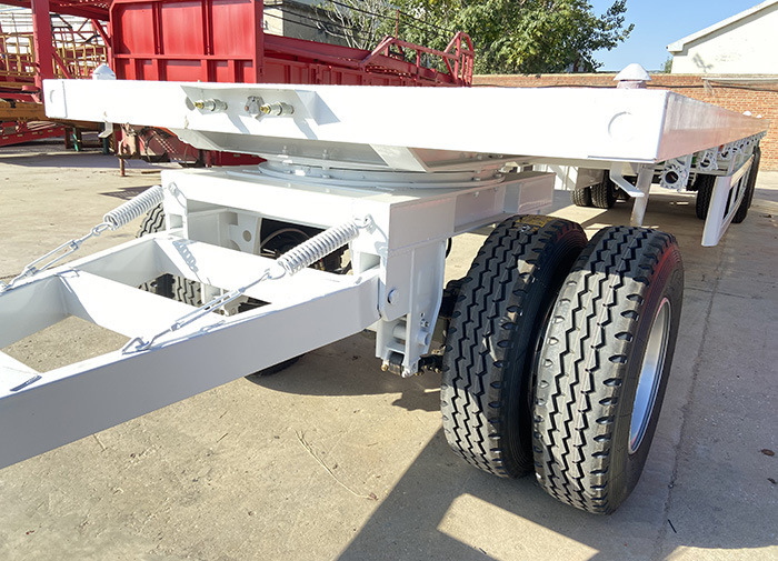 High-Capacity Cargo Timber Transport Trailer with Durable Draw Bar Design