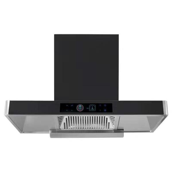Quality Suction Island Range Hood with 200W Power and Ceiling Mounted Lampblack Machine for sale