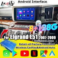 Quality Lsailt 8G Android Smart Infotainment Module for Nissan Elgrand E51 Series 3 Support CarPlay, YouTube, Headrest Screen for sale