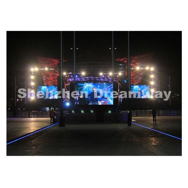 Quality High Brightness P10 Led Full Color Display with MBI5024 IC 160 x 160 mm for sale