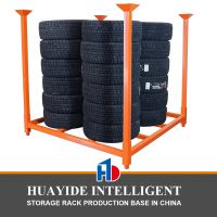 Quality A58: Stacking rack Portable Heavy-Duty Tire Rack Tyre Storage Rack Tire Pallet for sale