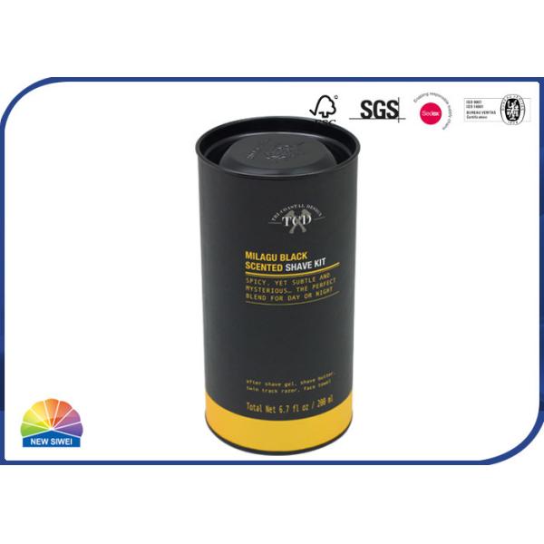 Quality Tea Coffee Metal Ends Round Cardboard Tube Container for sale