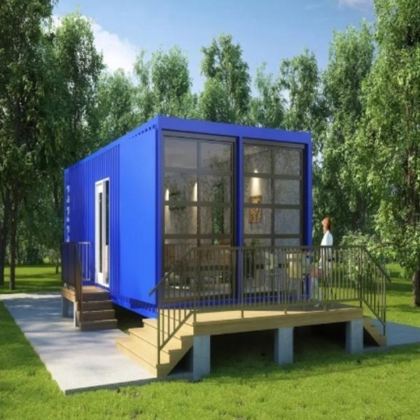 Quality Fast Assemble Prefab Modular Portable Office Building 40FT Flat Pack Container for sale