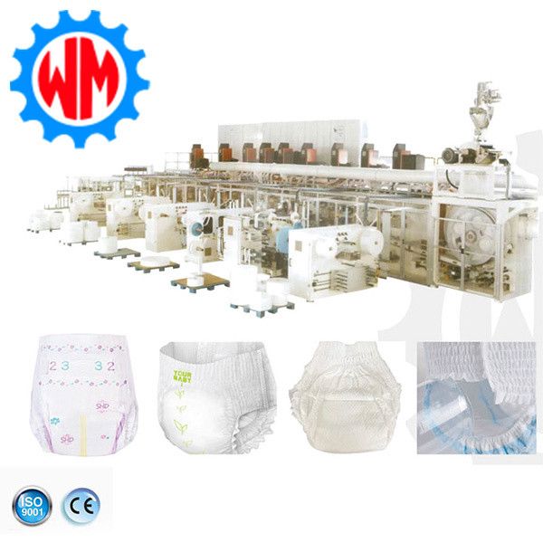 Quality High Efficiency Full Servo Baby Diaper Production Line with Intelligent Packaging System for sale