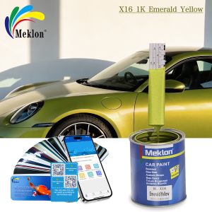 Quality 1K Emerald Yellow  Good Adhesion Strong Covering Power High Chroma Car Paint Basecoat for sale