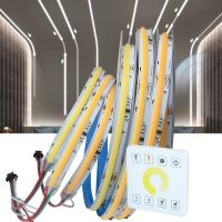 Quality 50000 Hours Working Time 12V24V 8mm 360LEDs 4000K Natural COB SMD2835 LED Strip for sale