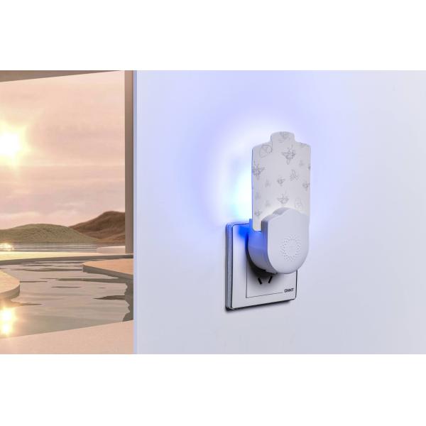 Quality Mini UV395 Electric Mosquito Killing Plug-in Lamp with Solid State and Glue for sale