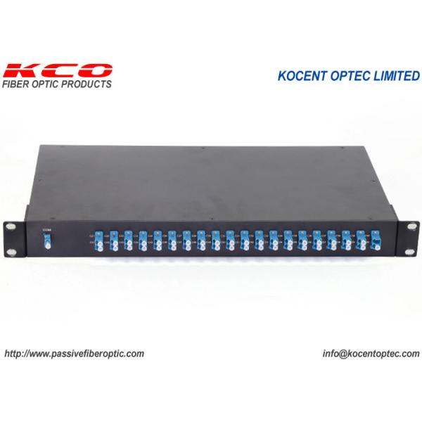 Quality 19'' Patch Panel Passive Optical DWDM 40CH Single Fiber For 3G 4G 5G Networks for sale