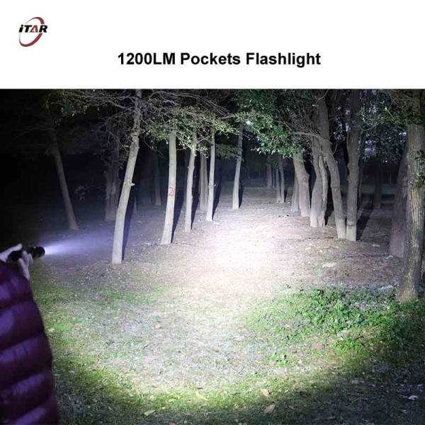 Quality Mini Powerful Energy Efficiency Magnetic Convenient EDC Flashlight 1200 Lumens for sale