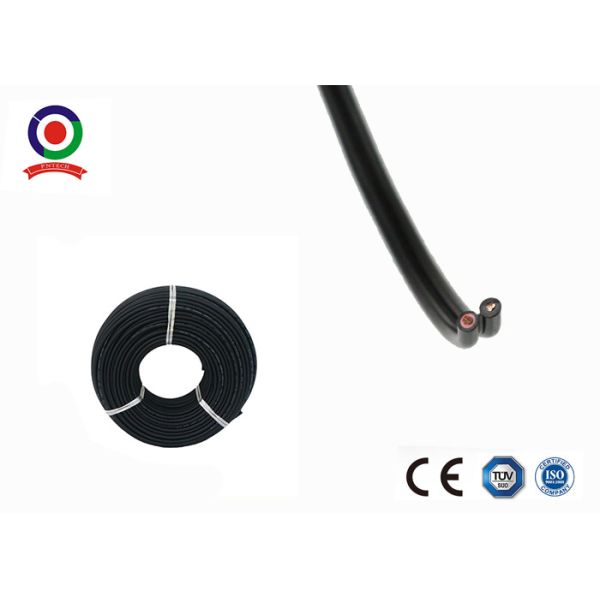 Quality 10mm2 Twin Core Solar Cable 1800V DC TUV Certified 25 Year Lifespan for sale