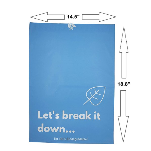 Quality Custom Printed Corn Starch Made Biodegradable Eco Friendly Plastic Mailing for sale