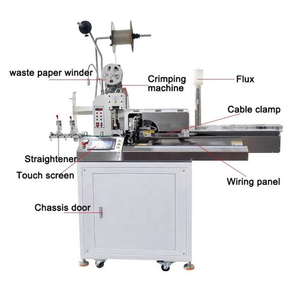Quality Advanced Automatic Terminal Crimping and Wire Cutting Stripping Twisting Tining for sale