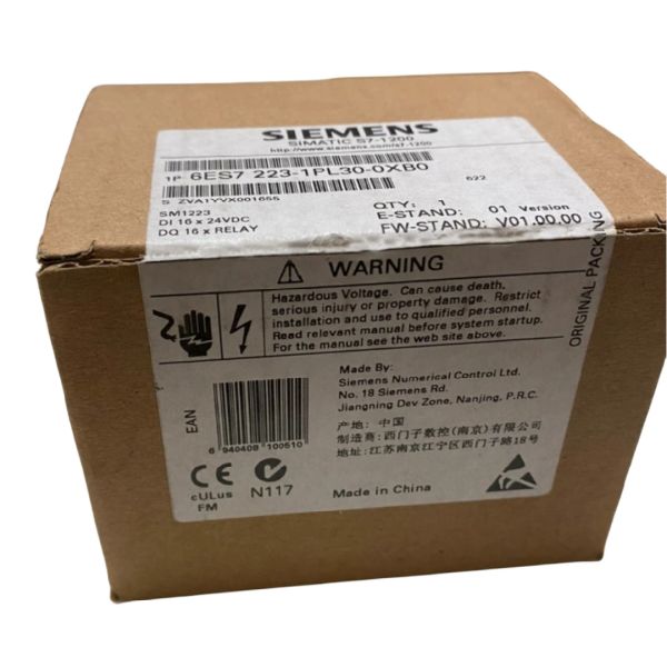 Quality SIEMENS SIMATIC PLC S7-1200 6ES7 223-1PL30-0XB0 SM 1223 16 x 24 VDC Input / 16 x for sale