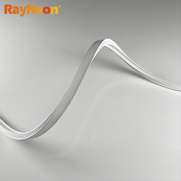 Quality 12*12mm White Silicone Cover For LED Strip Light Casing 5mm / 6mm Board Width for sale
