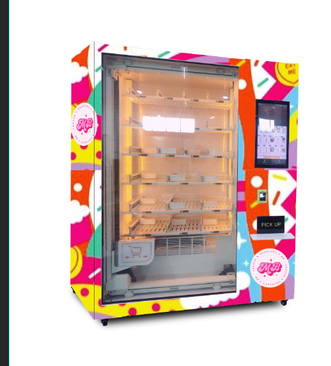 Quality Smart Digital Cup Cake Vending Machine Refrigerator Cupcake Vending Machine With for sale