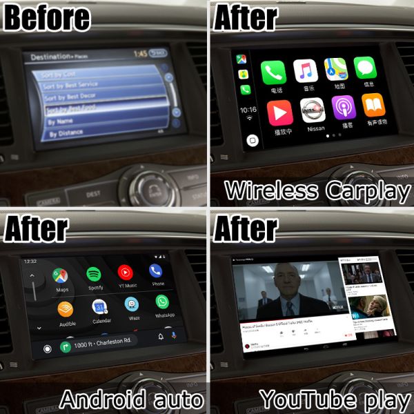 Quality Infiniti QX80 / QX56 Android Auto Carplay Interface base on Qualcomm 8+128 for sale