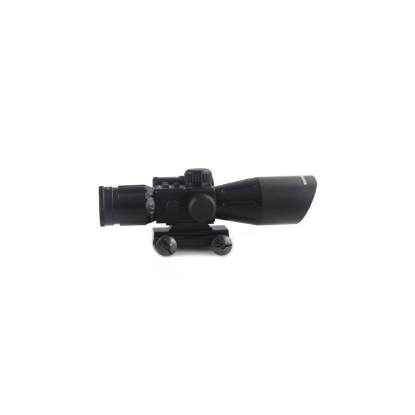 Quality 2.5-10X Magnification Black Laser Optic Scope with Red Laser Sight Hunting for sale