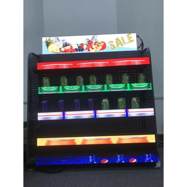 Quality Shelf Advertising GOB LED Display P1.5625 1200X60mm 15W / 48W SMD1515 for sale