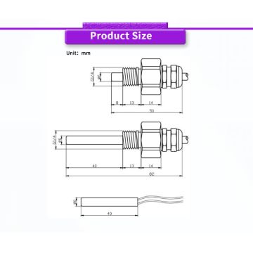 Quality Small Volume UBW100Y Water Proof Temperature Transmitter Sensor Range 50-400 C for sale
