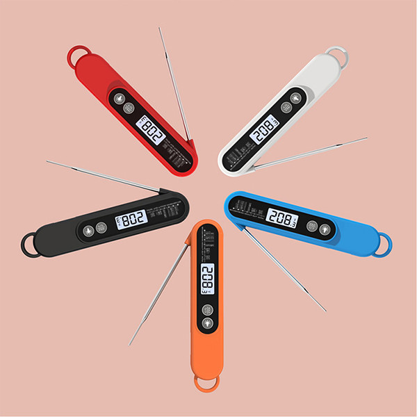 Quality Oven Turkey Cooking Meat Thermometer Probe Foldable Instant for sale