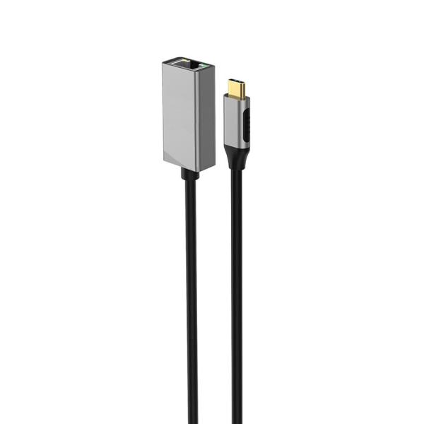 Quality USB C To Lan Gigabit Ethernet Adapter For Phone Laptop Metal Shell Supplier China for sale