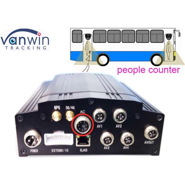 Quality People Counter HD CCTV DVR 3G GPS Dual Stream Mobile Monitoring for sale