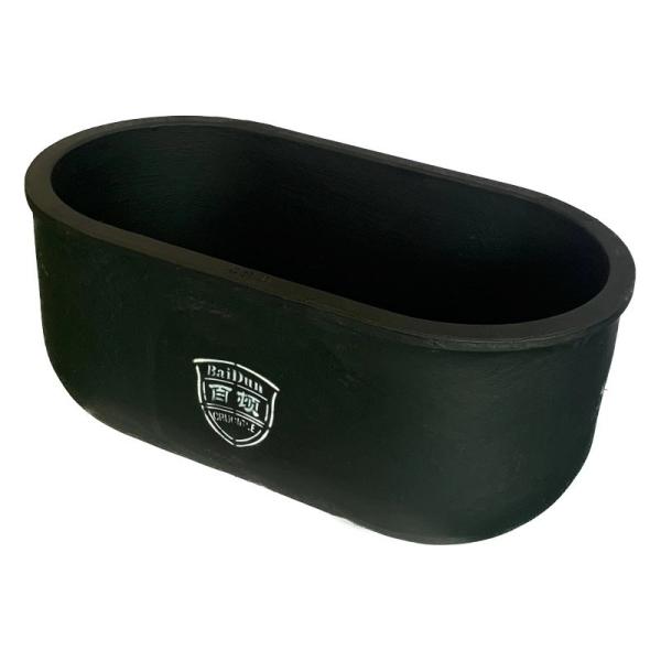 Quality Cylindrical Large Graphite Crucible Heat Resistant Crucibles For Melting Metal for sale