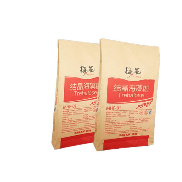 Quality White Or Brown Pasted Valve Multiwall Paper Bags  PVC Resin Paper Bag Easy Opening for sale