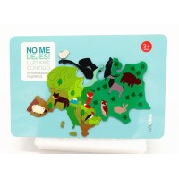 Quality Magnetic Fridge Sticker ROHS Paper Fridge Puzzle Magnet For Kids Learning & for sale