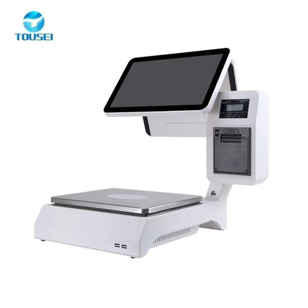 Quality Convenient All in one Touch Screen Weighing POS Scale for Fruits and Vegetables Store for sale