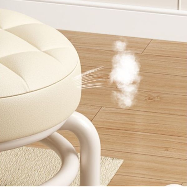 Quality Compact Space Saving Low Rolling Stool 26*34cm Soft Padded Seat for sale